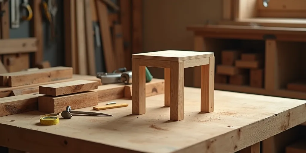 How to build a small table out of wood? - Wooden Woodworks