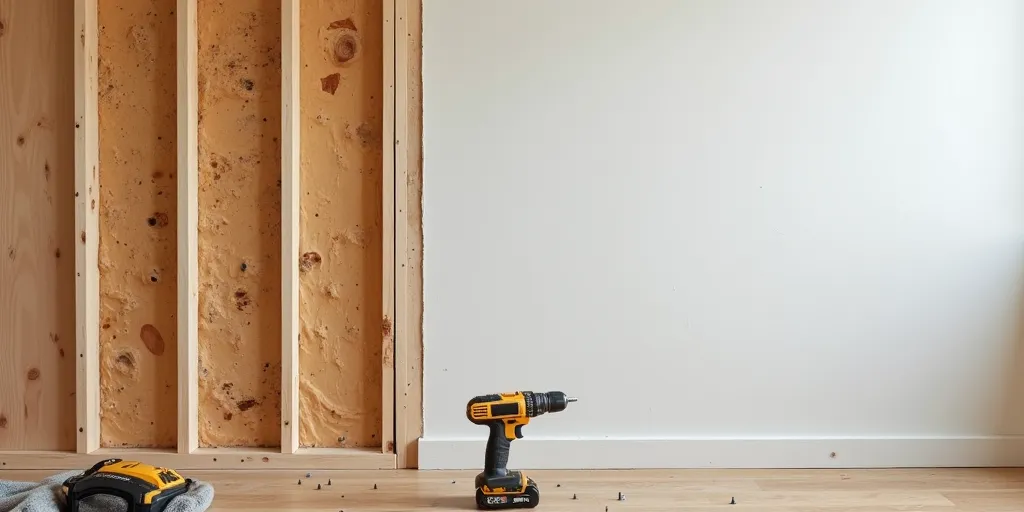 How to replace wood paneling with drywall? - Wooden Woodworks